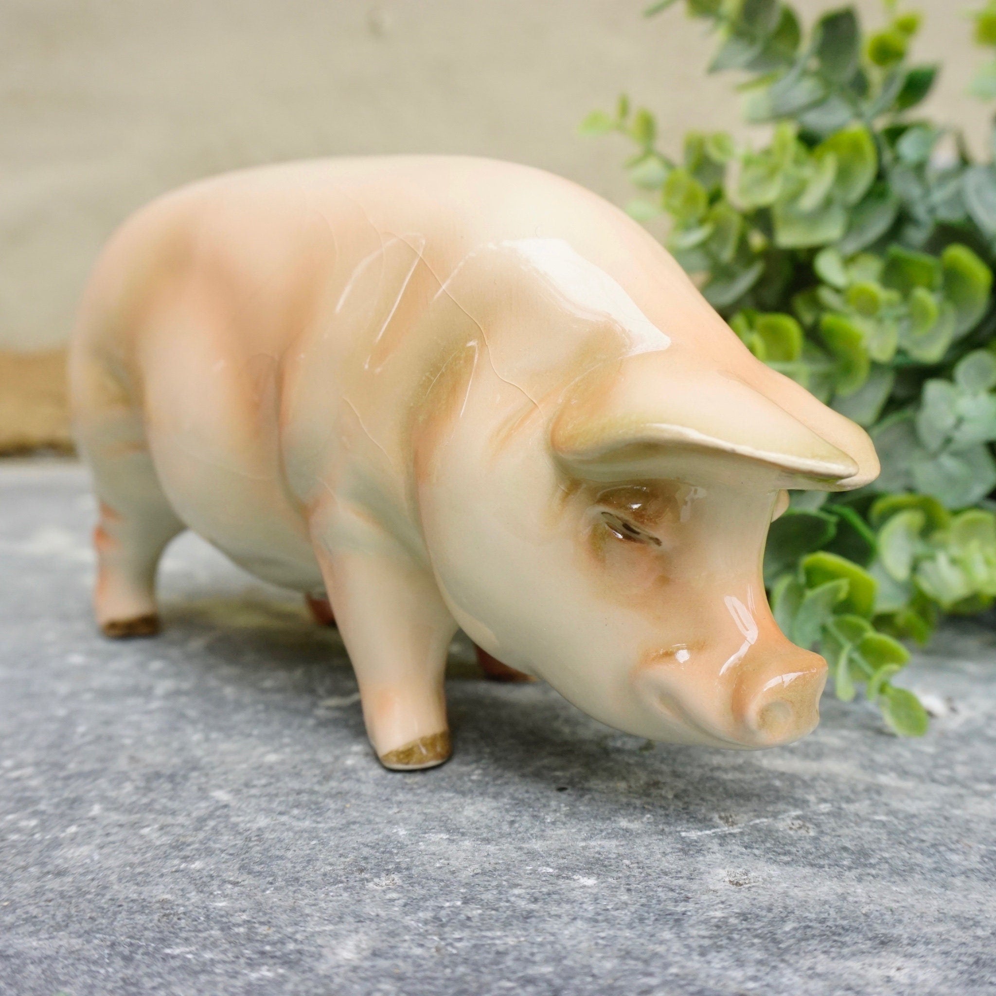 Authentic Goebel W. Germany Porcelain Pig Figurine - Vintage ...