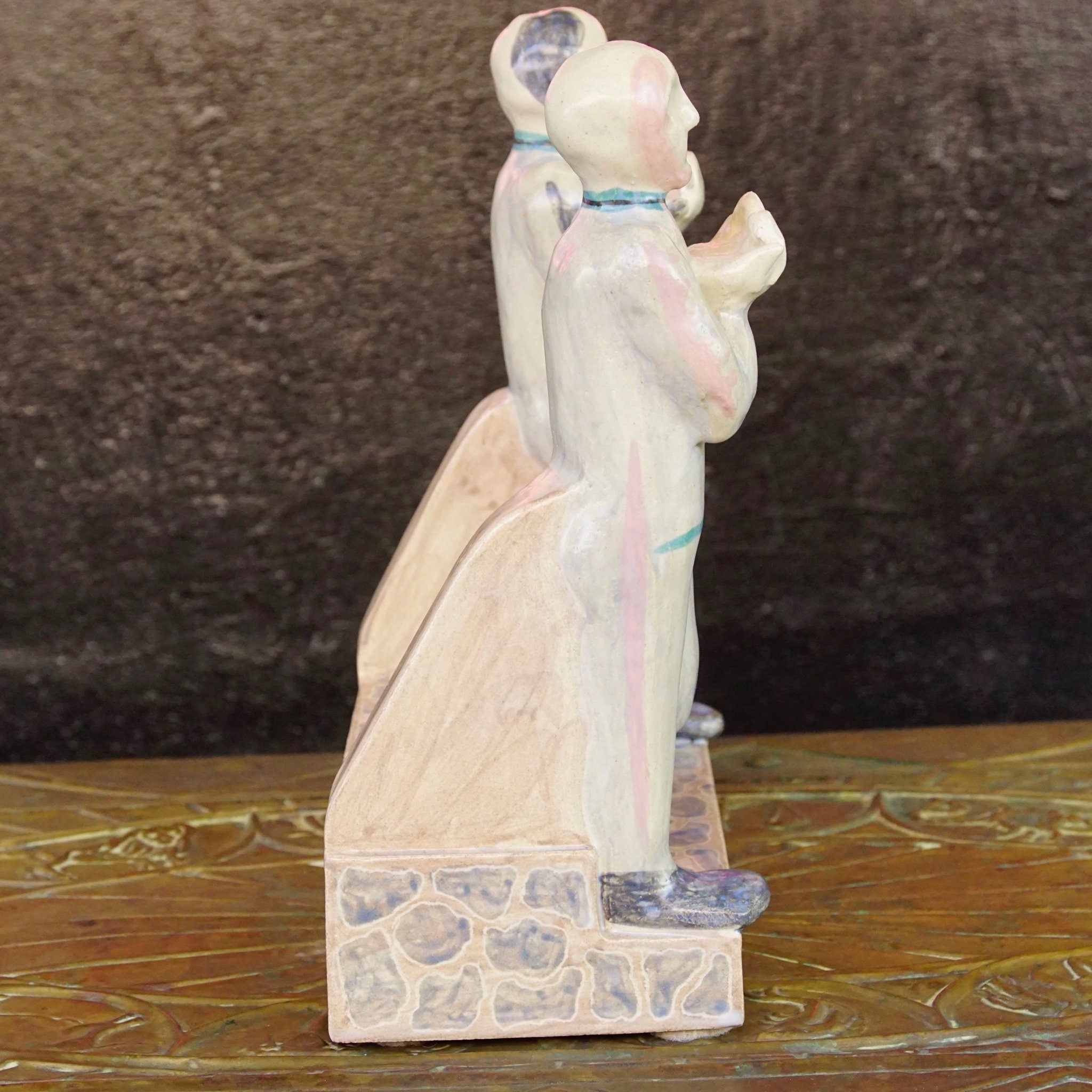 Marilyn Andrews 1995 Praying Figures Ceramic Statue | Unique Art – Good ...